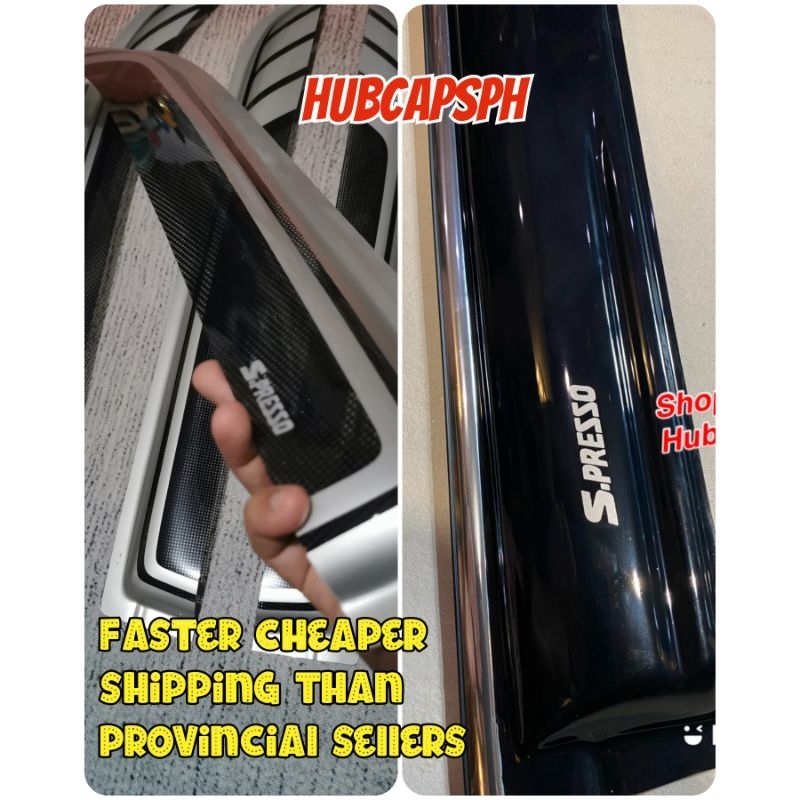 Xtra LARGE CHROME AGS Suzuki Spresso RainVisor Black Chrome 2020-2024 ...