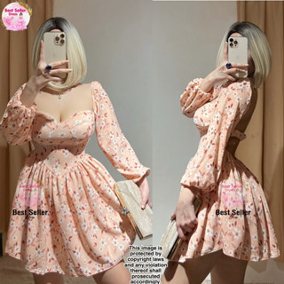 BEST SELLER YASSI (S-XXL) FAIRY DRESS CORSET PUFF SLEEVES BACKLES DRESS (BEST SELLER DRESS) (BSD ...