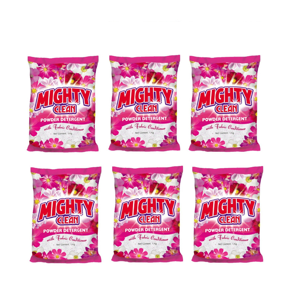 Mighty Clean Detergent Powder Floral Blossom - Powder (Pink) - 1 kg ...