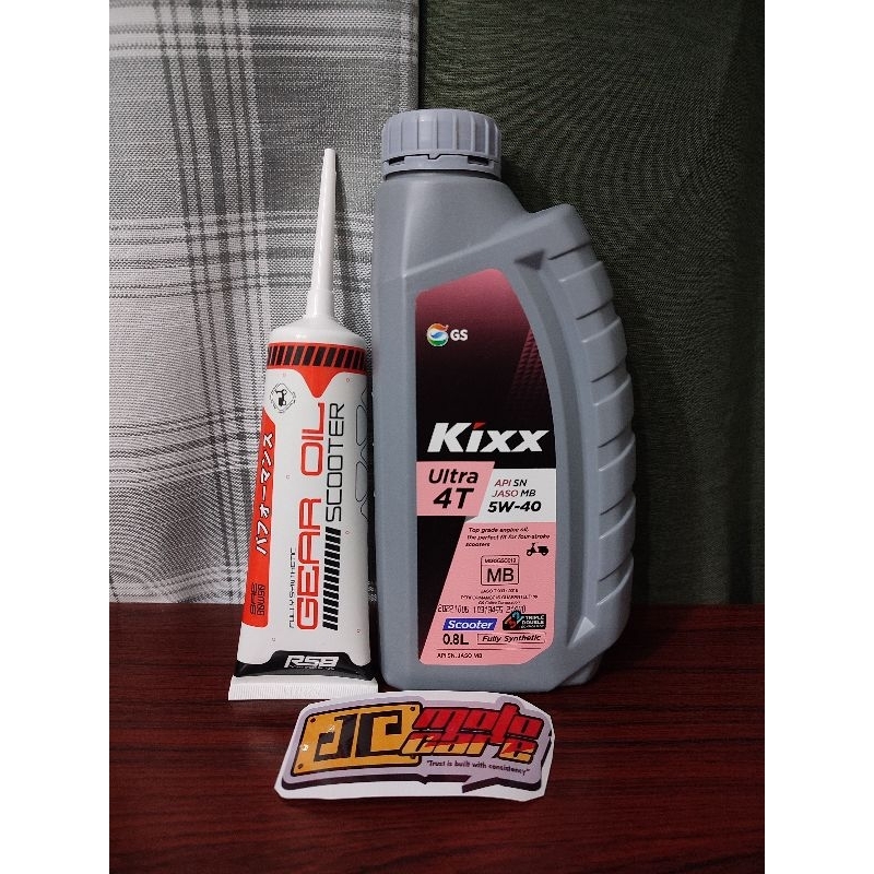 KIXX SCOOTER OIL 5W40 800ml + RS8 GEAR OIL 120ML (FULLY SYNTHETIC ... KIXX SCOOTER OIL 5W40 800ml + RS8 GEAR OIL 120ML (FULLY SYNTHETIC ...