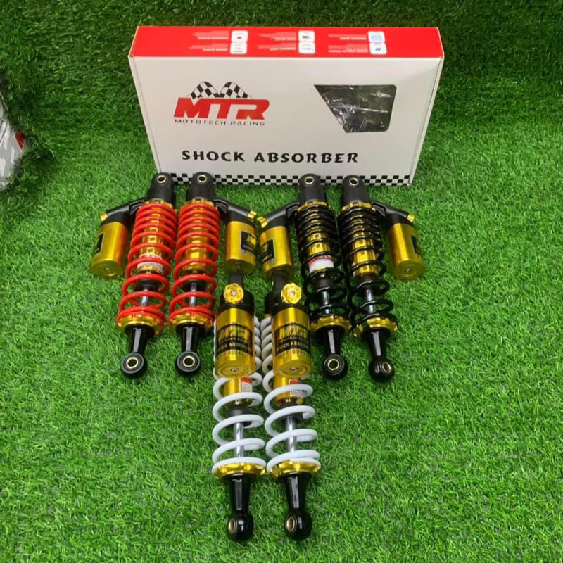 Rear shock MTR DUAL SHOCK WITH TANK 310MM FOR XRM/WAVE/SMASH/DASH/SYM ...