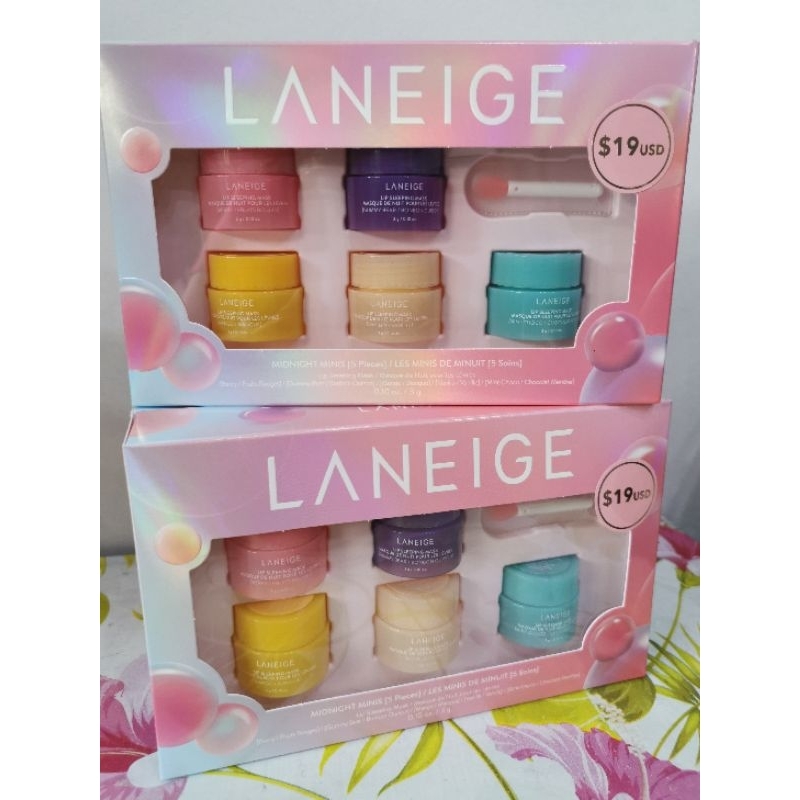 LANEIGE Midnight Minis Sleeping Mask 3g (Berry, Vanilla, GummyBear ...