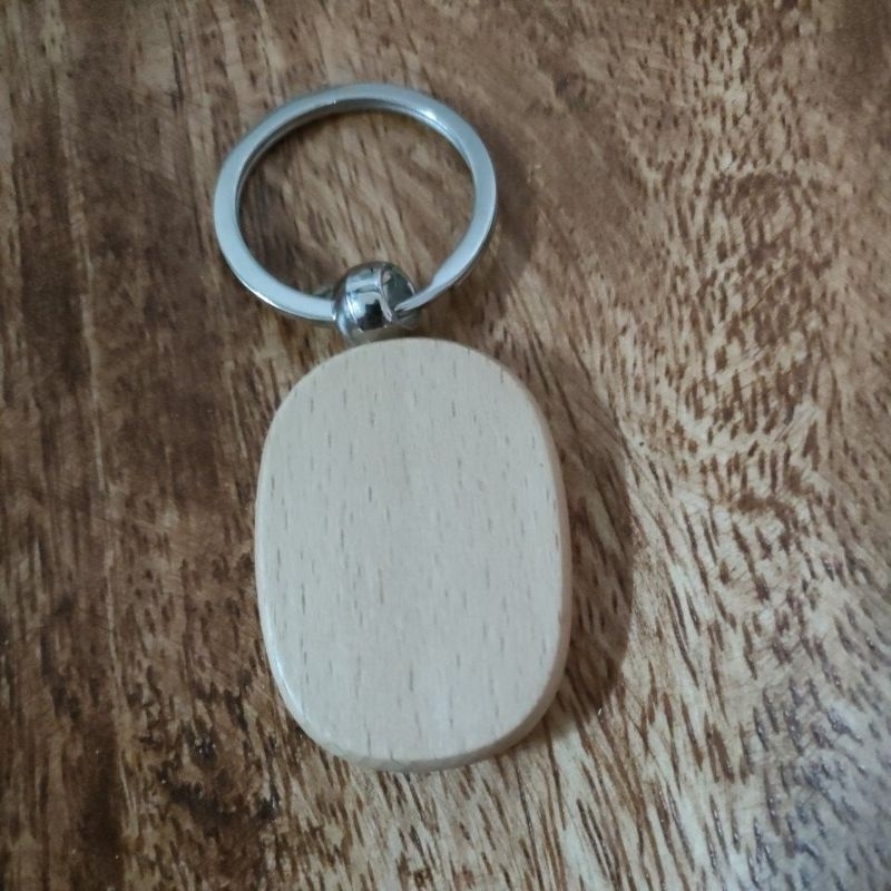 25, 50, 100 pcs Plain Wooden Keychain WHOLESALE for laser engraved ...