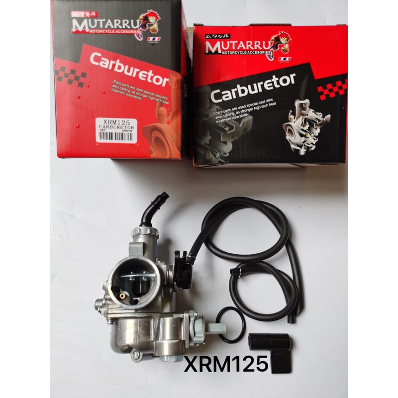 Mutarru Carburetor Assembly Assy xrm125 standard std with hose | Shopee ...