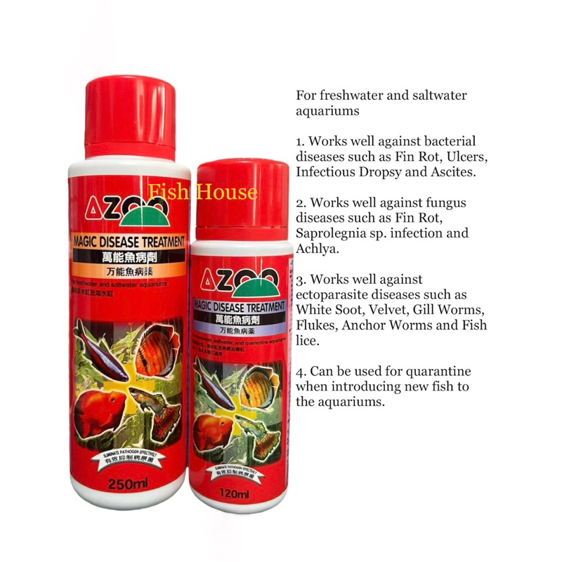 Azoo Magic Disease For Aquarium | Shopee Philippines