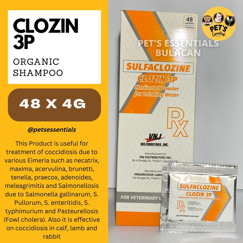 CLOZIN 3P Medicated Powder 48 x 4g | Shopee Philippines