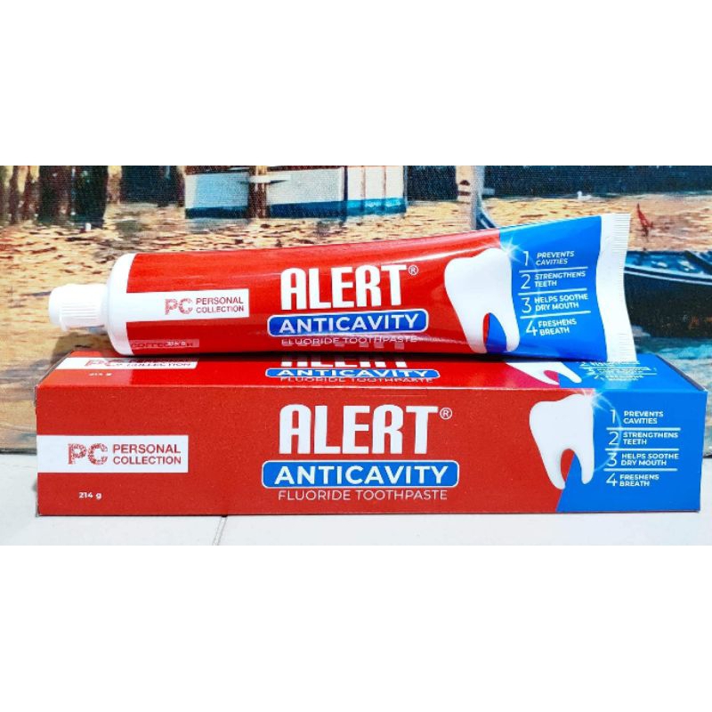 Alert Anti Cavity Toothpaste 214g | Shopee Philippines
