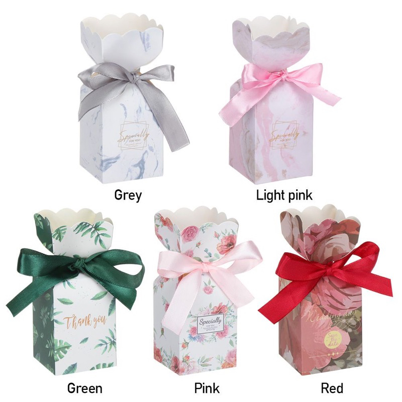 50pcs candy box loot bag Loot Box wedding birthday souvenirs giveaways ...