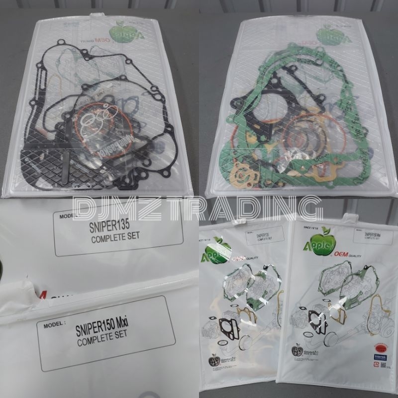 SNIPER 155/150/135 classic | Apple Overhauling Gasket Set (COMPLETE SET ...