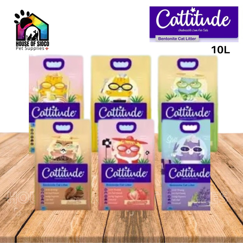 Cattitude Bentonite Cat Litter 10L | Shopee Philippines