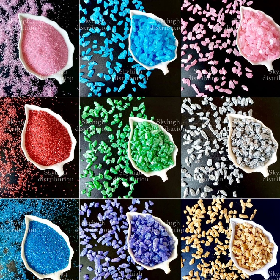 100g Color Sugar Sand Sparkle Sprinkles Edible Sugar Glitter Cake ...