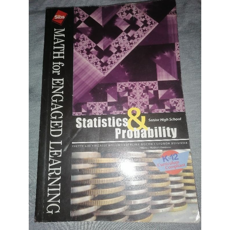 Math for Engaged Learning. Statistics and Probability by Lim, Nocon ...