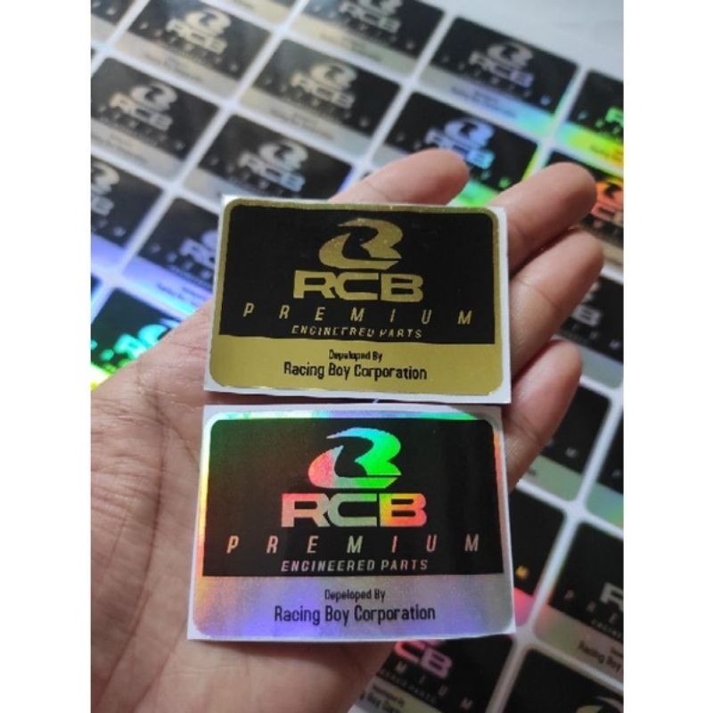 RCB Racing Boy Premium Shock Reflective Sticker 1piece | Shopee Philippines