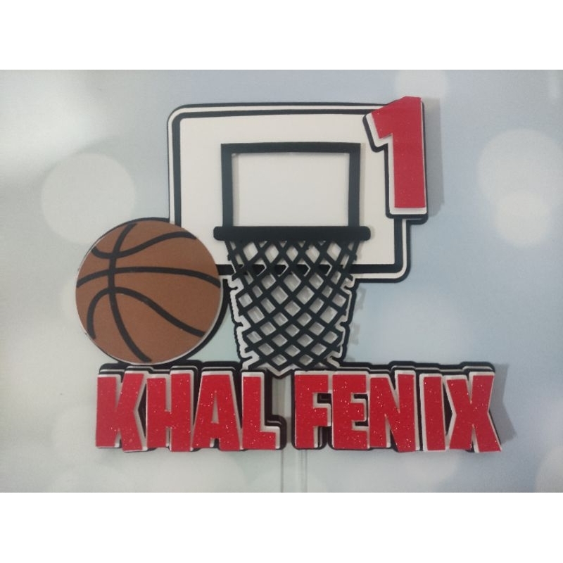 Basketball Theme Customized Cake Topper | Shopee Philippines
