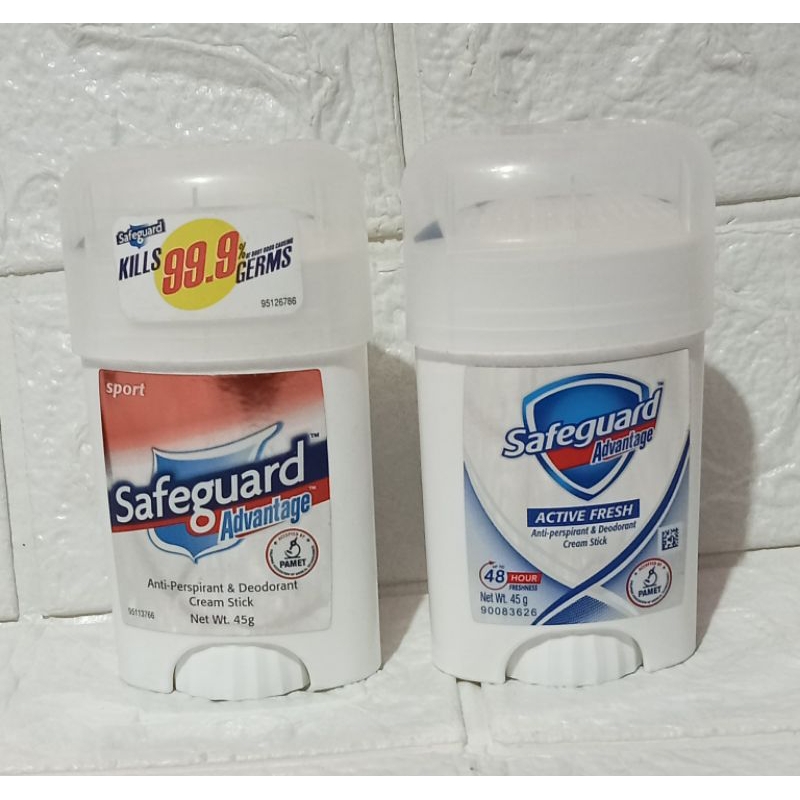 safeguard anti-perspirant & deodorant cream stick (45g) | Shopee ...
