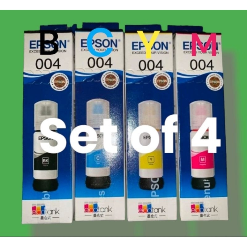 004 INK 4 COLORS (CYMB) | Shopee Philippines