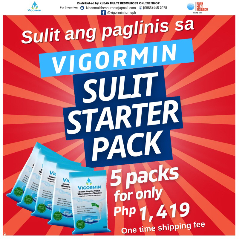 Vigormin (V1) Home Sulit Starter 5 Packs | Shopee Philippines