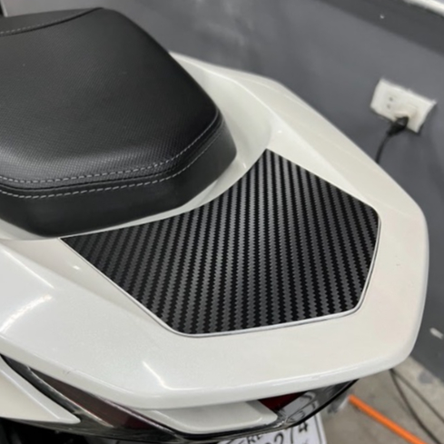 Rear Cover Honda PCX 160 3D Carbon Fiber Accent Decals Sticker | Shopee ...