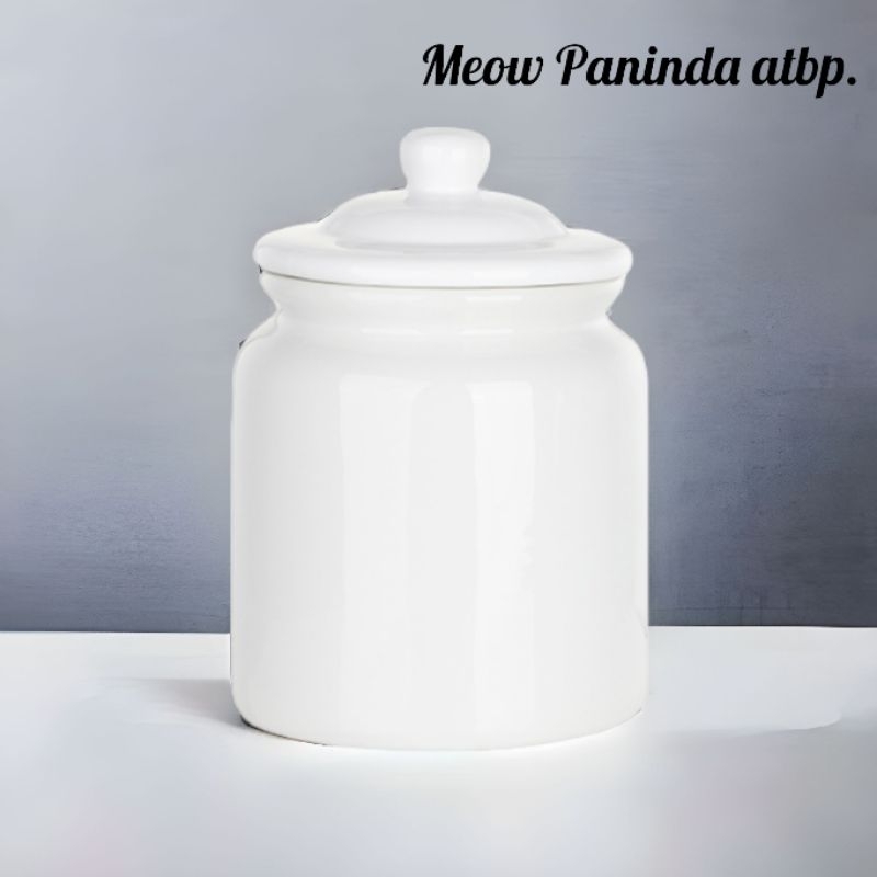 Sublimation Ceramic Food Container, Cookie Jar White Ceramic Jar ...