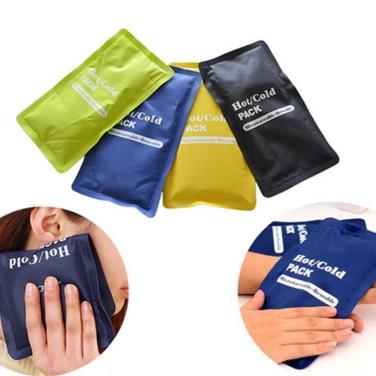 Soft Reusable Hot Cold Pack Gel Pad Ice Cooling Heating Pads | Shopee ...