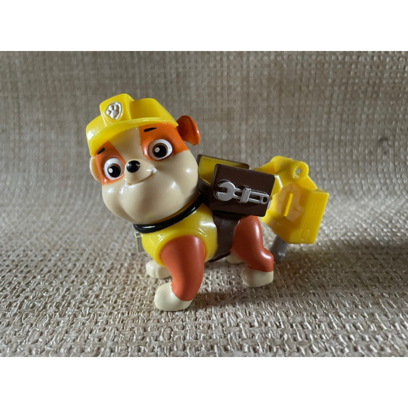 Paw Patrol Rubble Action Pup Figure | Shopee Philippines