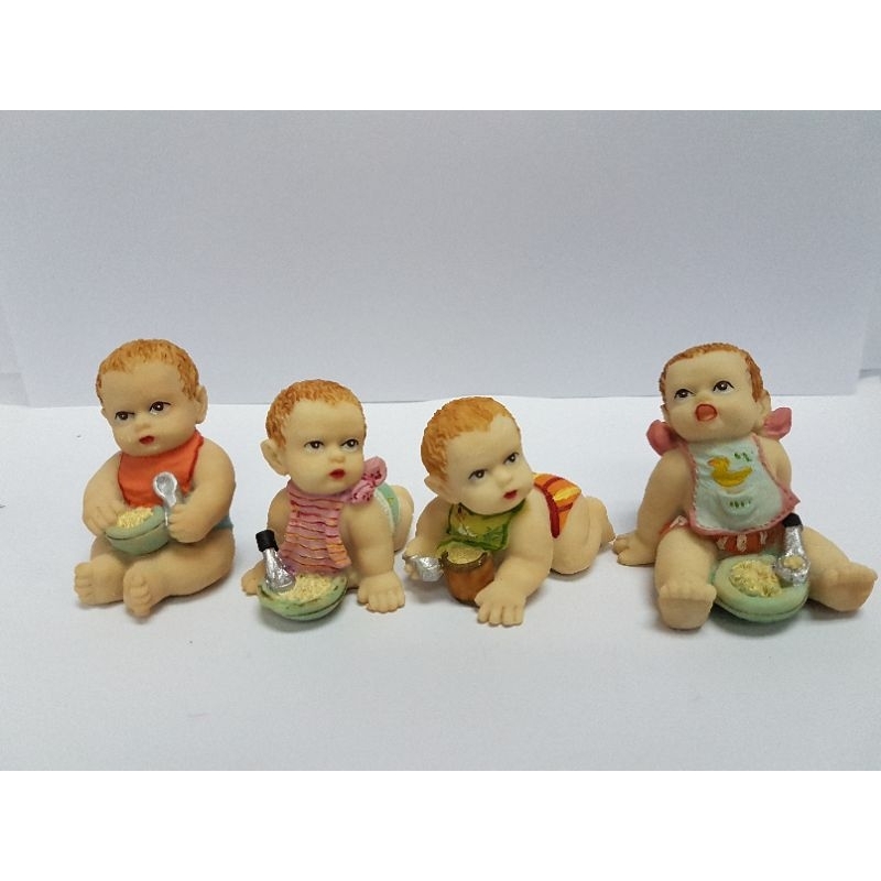 2 INCH BABIES IN BREAKFAST FIGURINE | Shopee Philippines