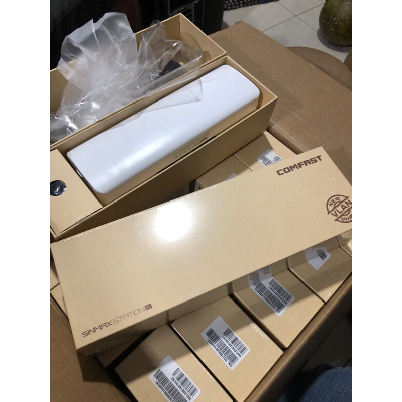 COMFAST CF-E314N V2 300Mbps Wireless Outdoor CPE Bridge 2.4G 2 *14dBi Directional Wifi Antenna ...