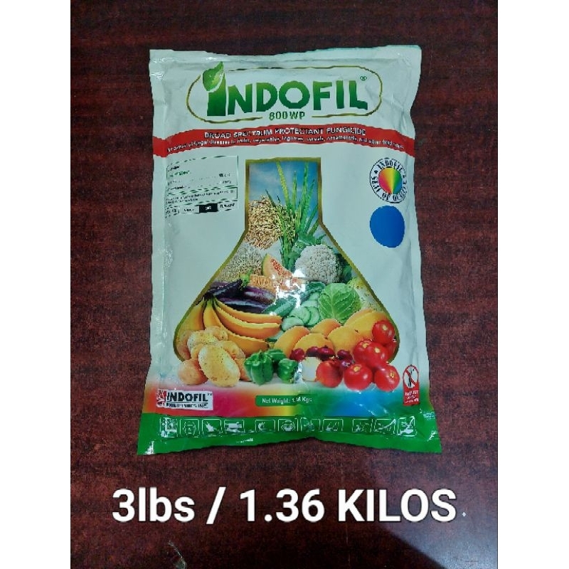 INDOFIL 800WP MANCOZEB BLUE (3lbs or 1.36 KILOS) by INDOFIL | Shopee ...