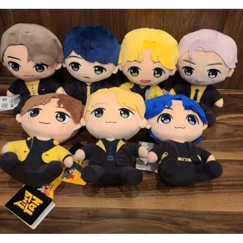 Sega BTS Tinytan Butter sitting plush - Jungkook, V, Jimin, Jin ,Suga , Rm J hope | Shopee ...