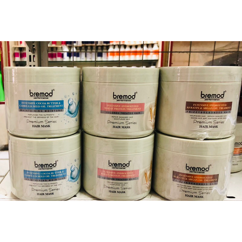 Bremod Hair Mask Bremod Premium Series Hair Mask (500ml) | Shopee ...