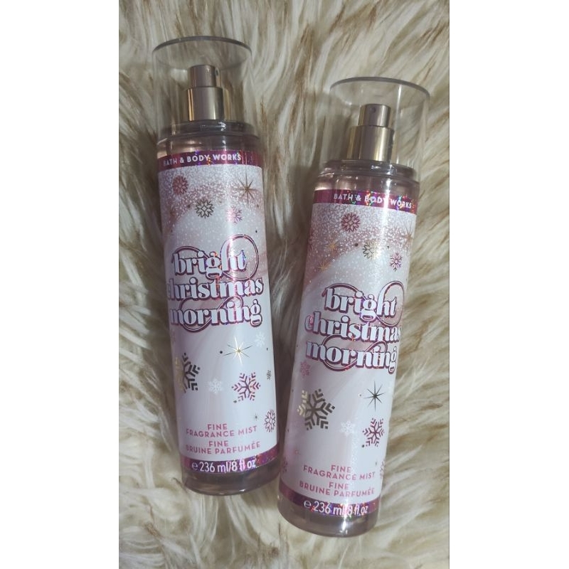 Original Bath & Body Works Bright Christmas Morning Fragrance Mist (New ...