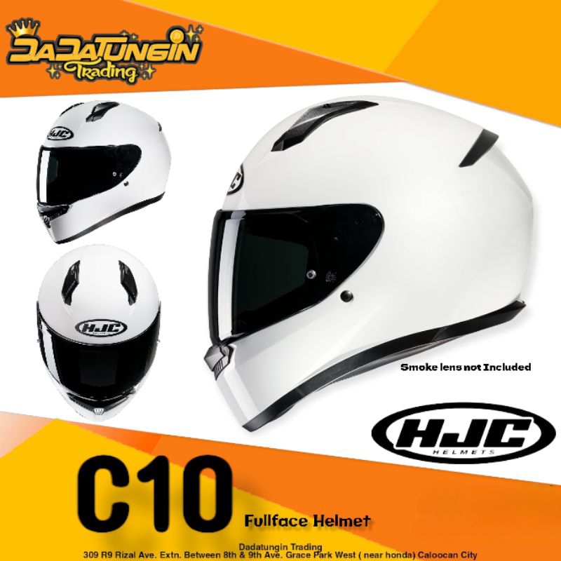HJC C10 Fullface Helmet | Shopee Philippines