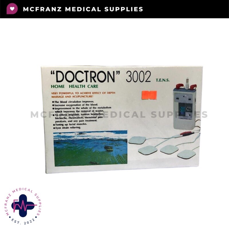 Doctron 3002 TENS Therapy Machine | Shopee Philippines