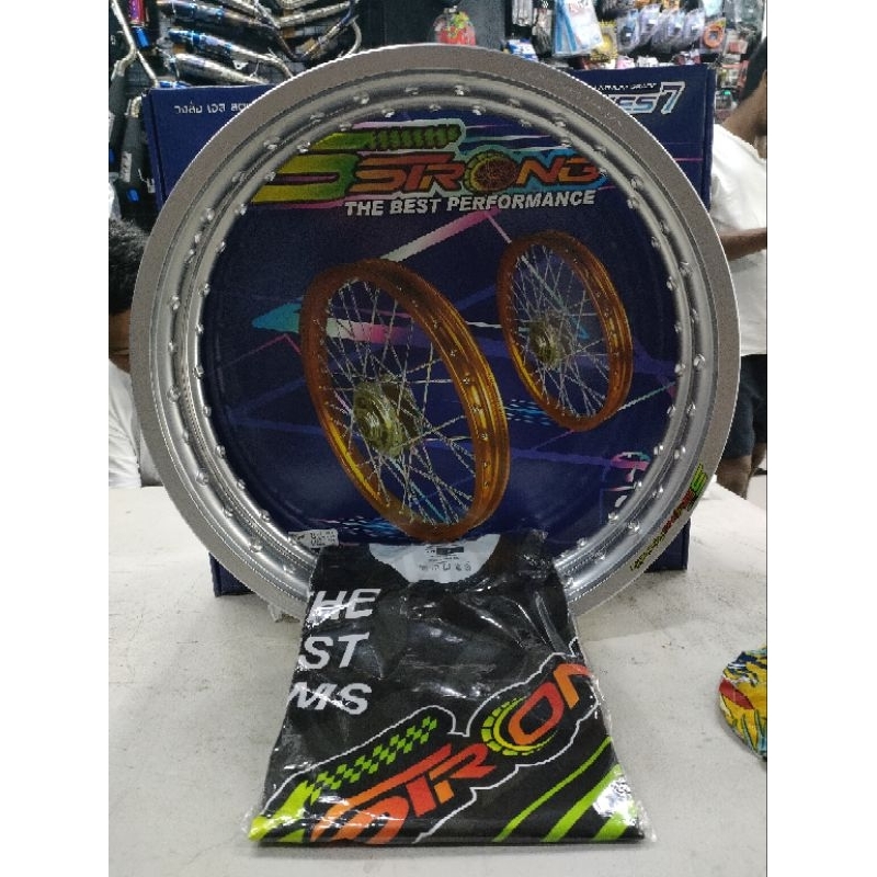 SSTRONG RIM SERIES7 & PENTAGON 1.2 1.4 W/ FREE TSHRT | Shopee Philippines