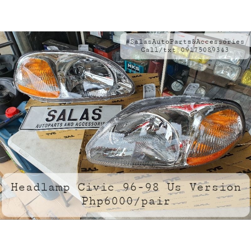 Headlights Civic 96-98 Bigote US Version | Shopee Philippines