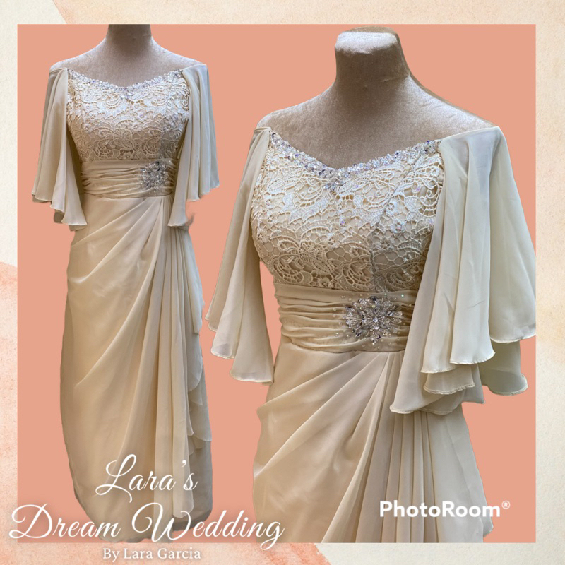 Sponsor Dress / Mother of the Groom or Bride BUDGETARIAN GOWN MOCHA ...