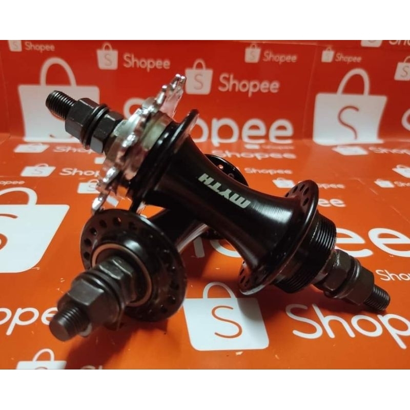 MYTH FIXIE ALLOY HUB SET (FRONT and REAR)32and 36HOLES (DUAL THREAD ...