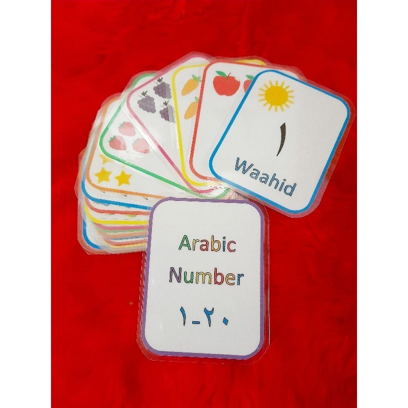 arabic number flash cards | Shopee Philippines