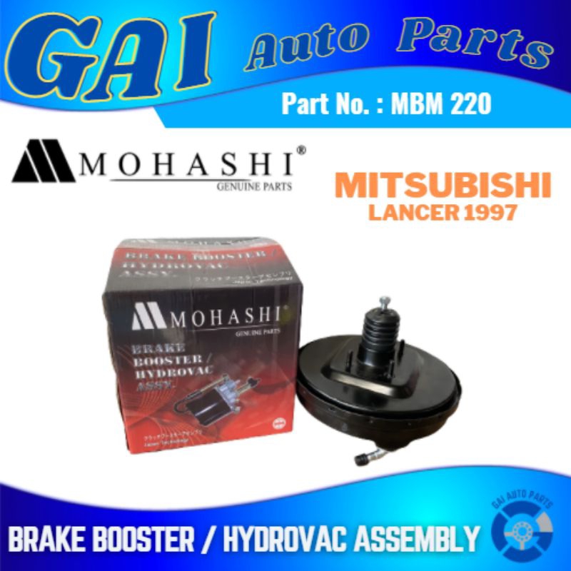 MOHASHI Brake Booster Hydrovac Assy for MITSUBISHI Lancer 1997 (MBM 220 ...