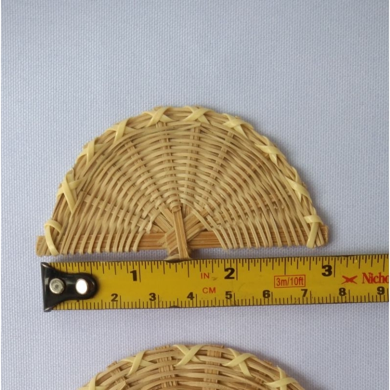 Native Buri Mini Fan for DIY project and Fashion Accessories | Shopee ...