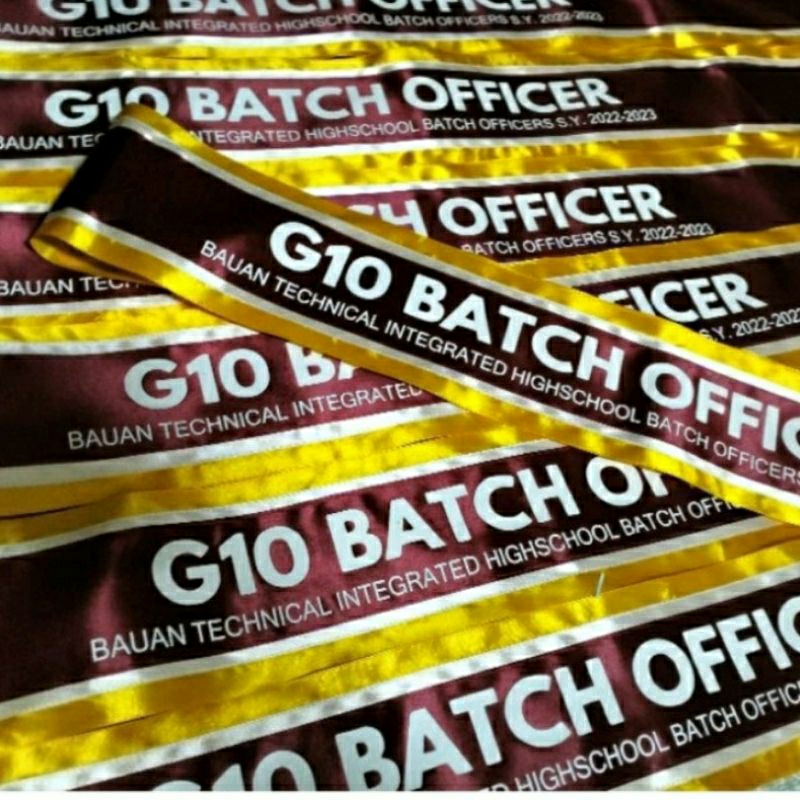 SASH for Graduation / Completer / Moving Up | Shopee Philippines