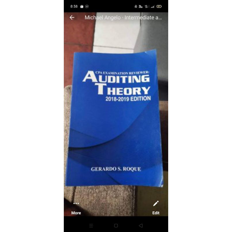 AUDITING THEORY by:ROQUE (BOOK SALE) | Shopee Philippines