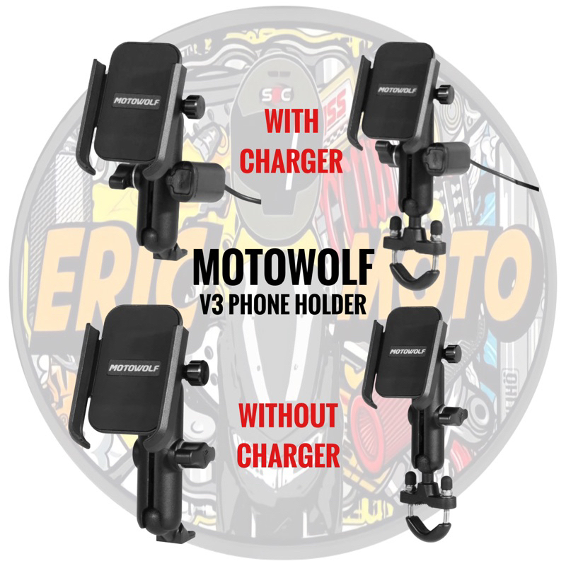 motowolf cellphone holder version 3 / motowolf cp holder v3 | Shopee Philippines