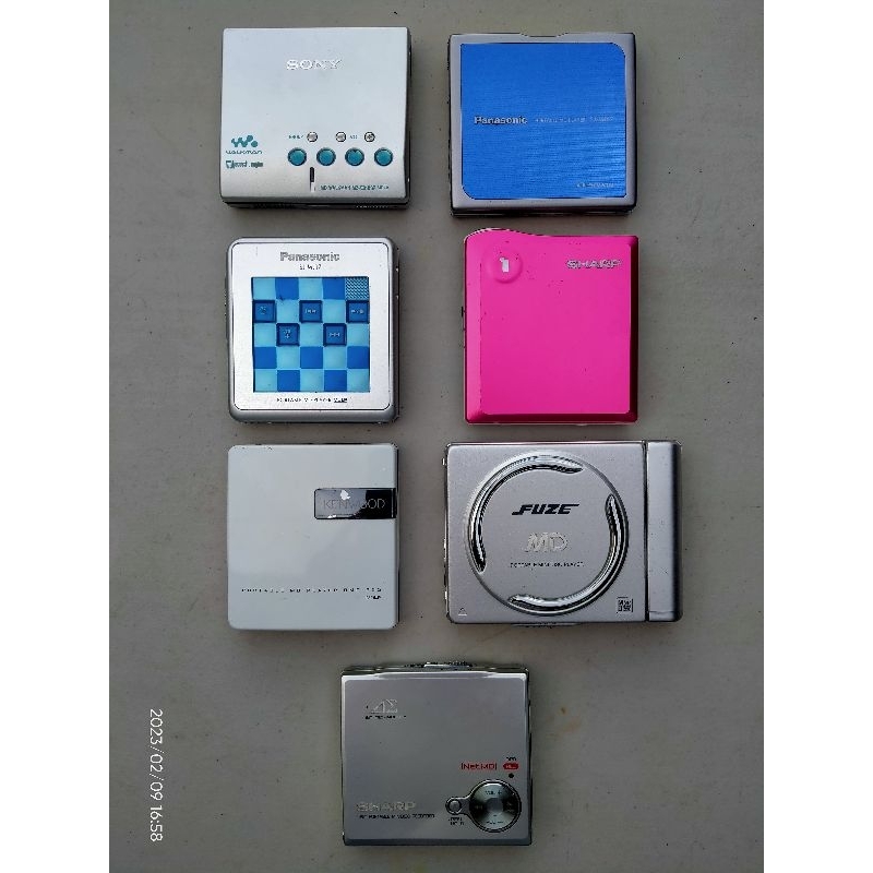 vintage MD Player minidisc Player collectors item display | Shopee ...