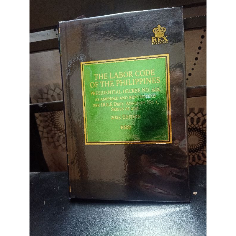 CODAL-The Labor Code Of The Philippines 2020/2023(REX) | Shopee Philippines