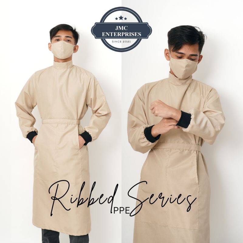 Jmc Ppe Ribbed Series Ribso Ppe Water Repellent Fabric Wcotton Cuffs Shopee Philippines