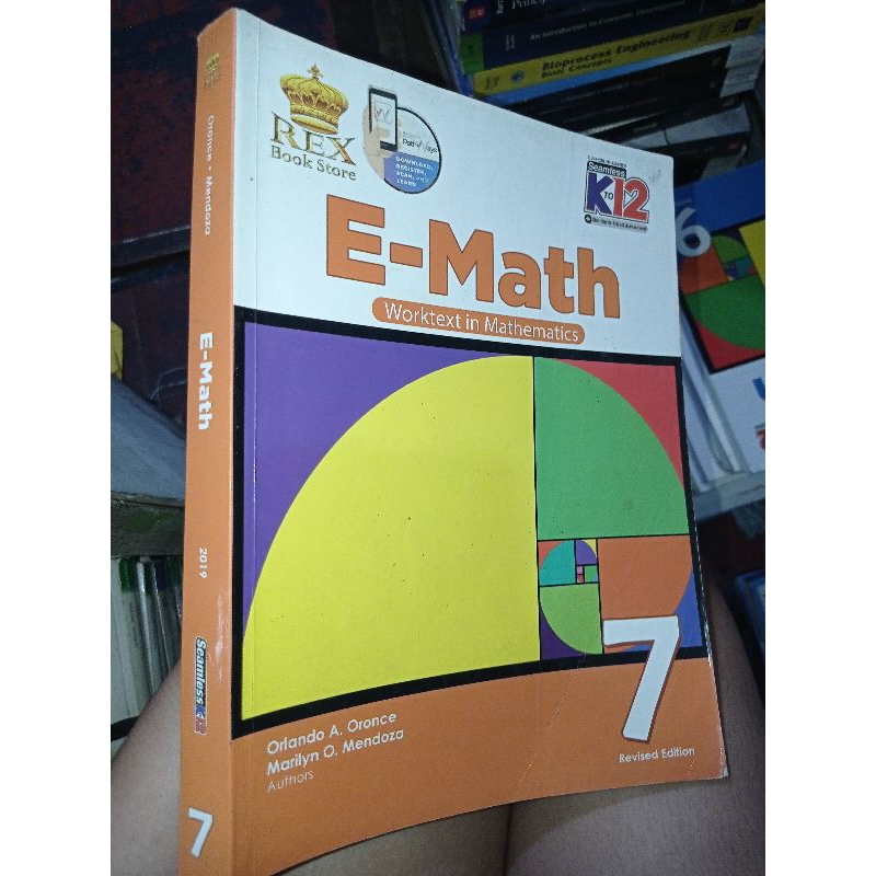 E-Math, Worktext in Mathematics 7 by: Orlando A. Oronce | Shopee ...
