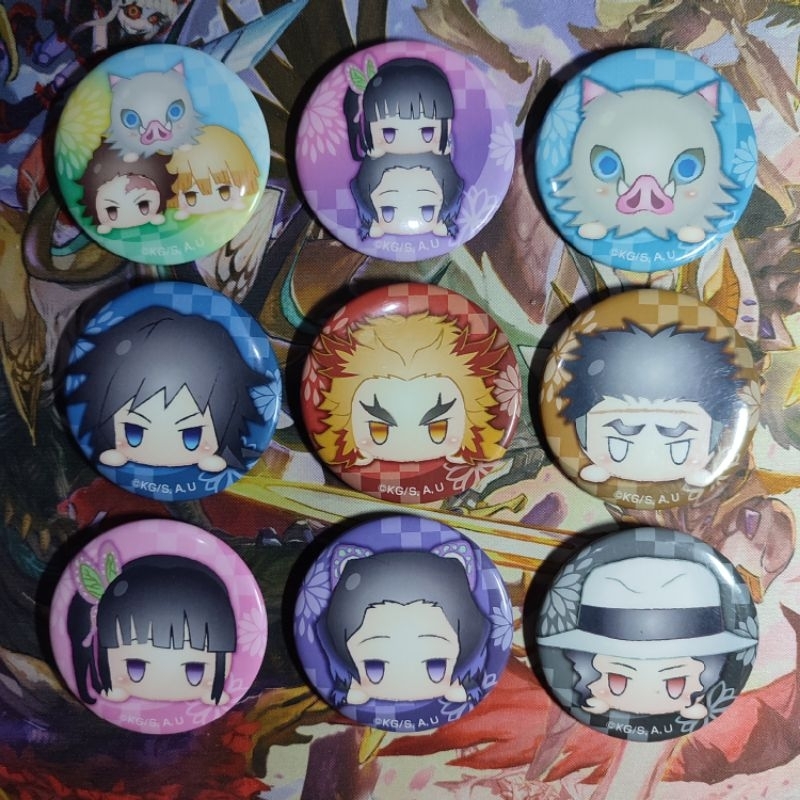Kimetsu No Yaiba / Demon Slayer Pins Set | Anime Merch | Shopee Philippines