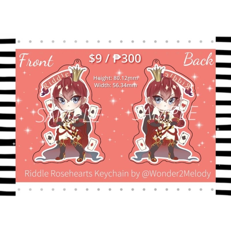 Twisted Wonderland Riddle Keychain | Shopee Philippines