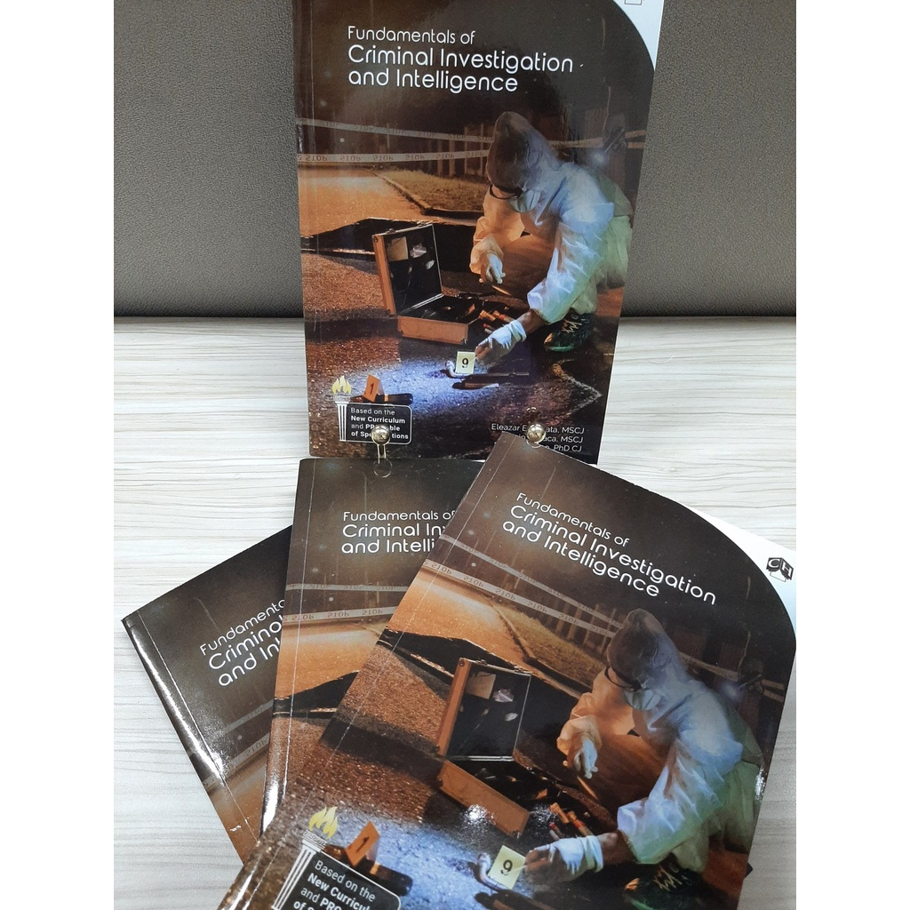 Fundamentals of Criminal Investigation and Intelligence [2023] | Shopee ...